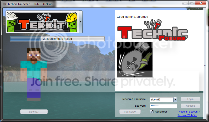 Forum:My Tekkit pack(and others) keep failing to download | The Tekkit ...
